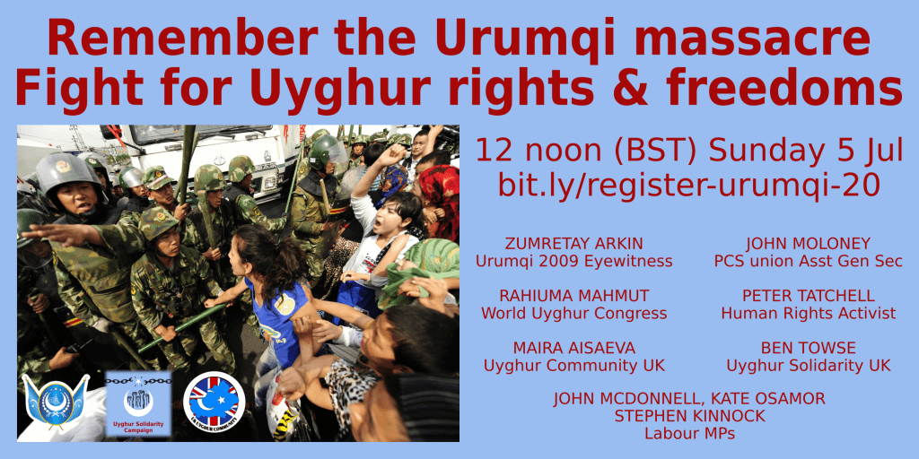 Catch up: Remember the Urumqi massacre. Fight for Uyghur rights ...